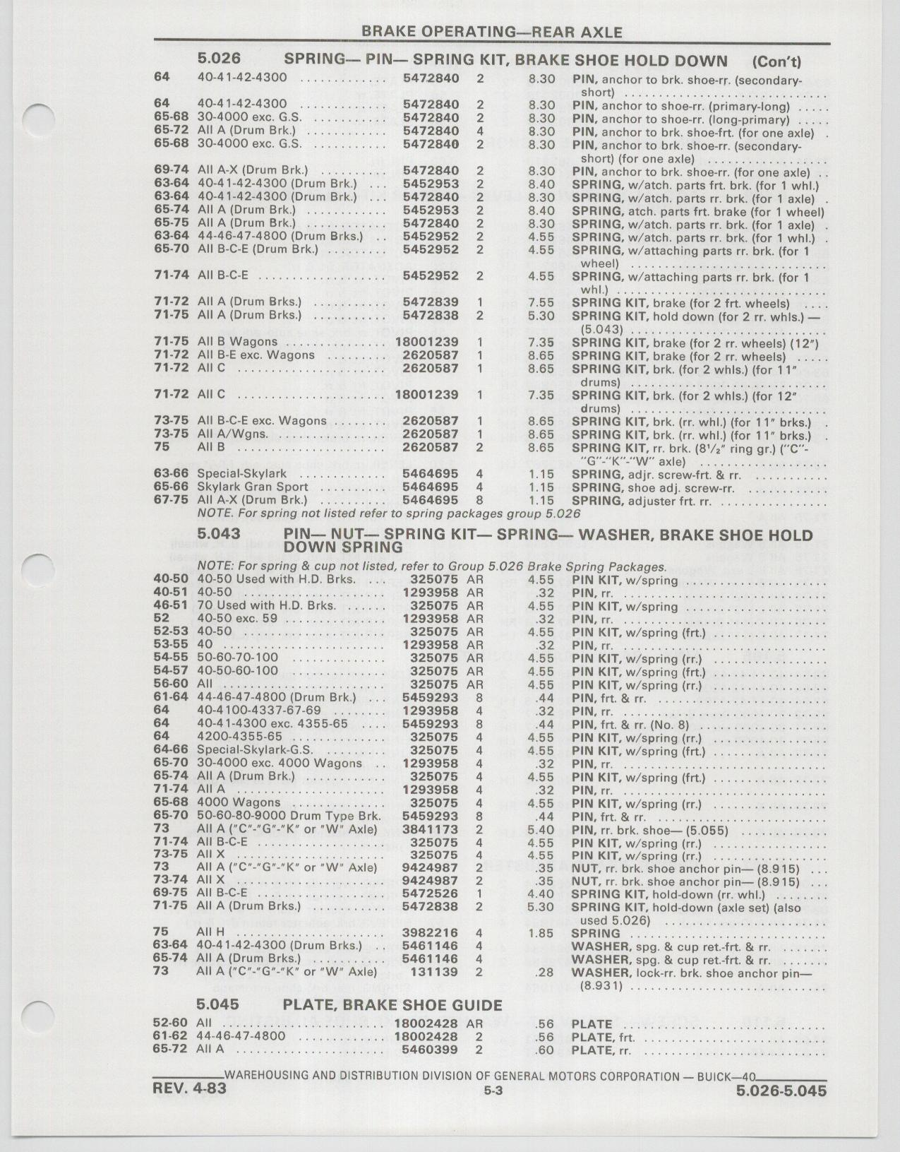 Gmpartswiki Buick Models Thru 1975 April 1983